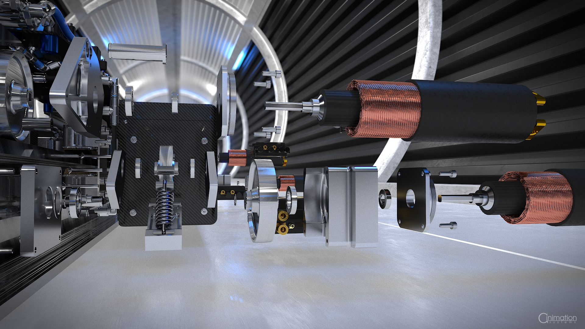 Hyperloop – Pod III – animation systems